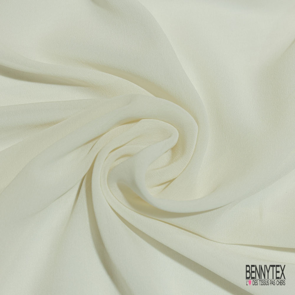 Crêpon Mousseline de Soie Fushia | Bennytex vente de tissus pas cher au ...