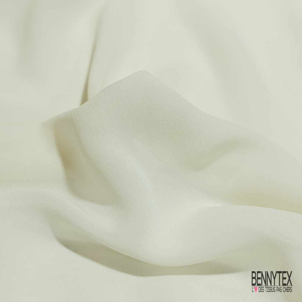 Crêpon Mousseline de Soie Fushia | Bennytex vente de tissus pas cher au ...