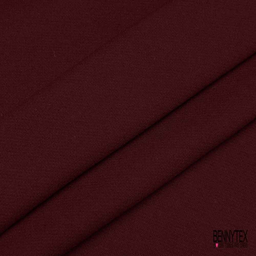 Coupon 3m maille molleton bouclette polycoton chiné blanc éclipse ...